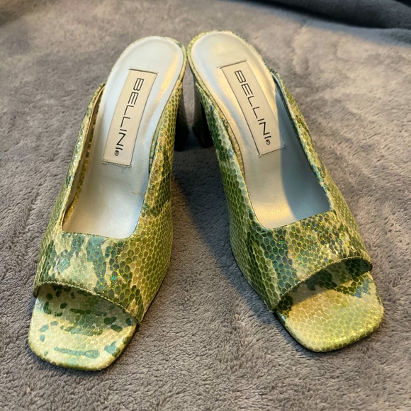 Bellini | Shoes | Green Sparkle Womens Bellini Heel | Poshmark